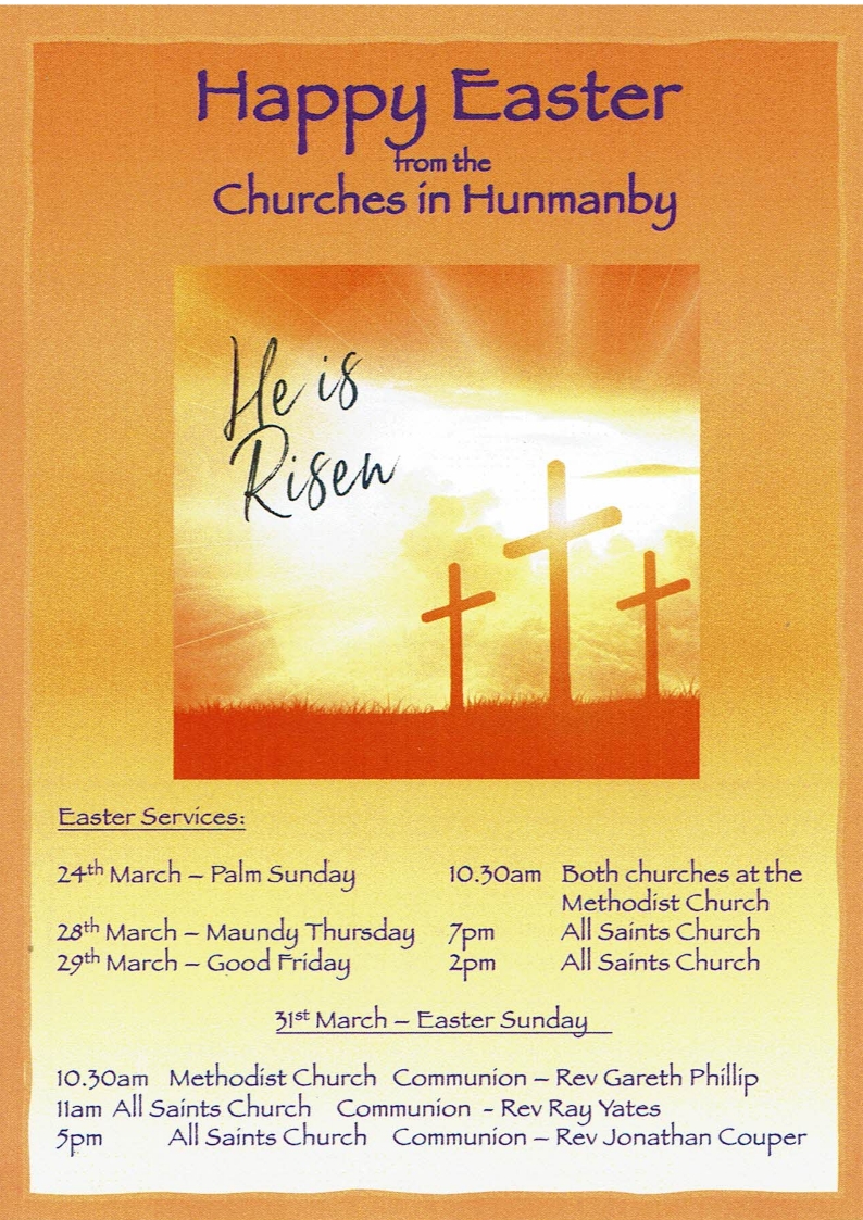 Easter Services - All Saints Church Hunmanby